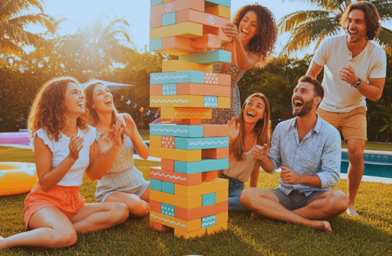 Shop the Sunnylife Giant Jumbling Tower: A Fun and Challenging